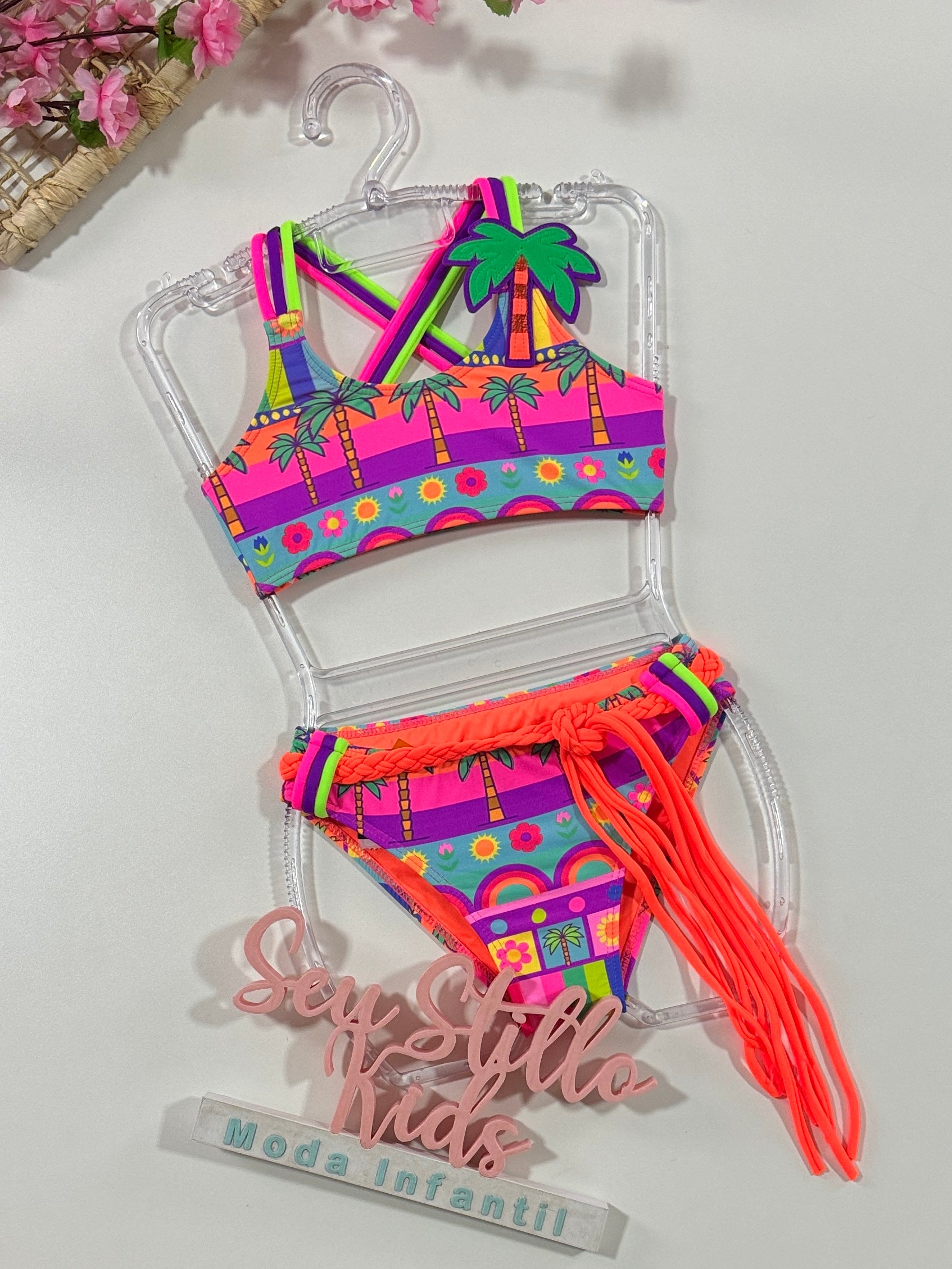 Biquíni Infantil Siri Kids Coqueiro Fernanda Tropical 39209 – Seu ...