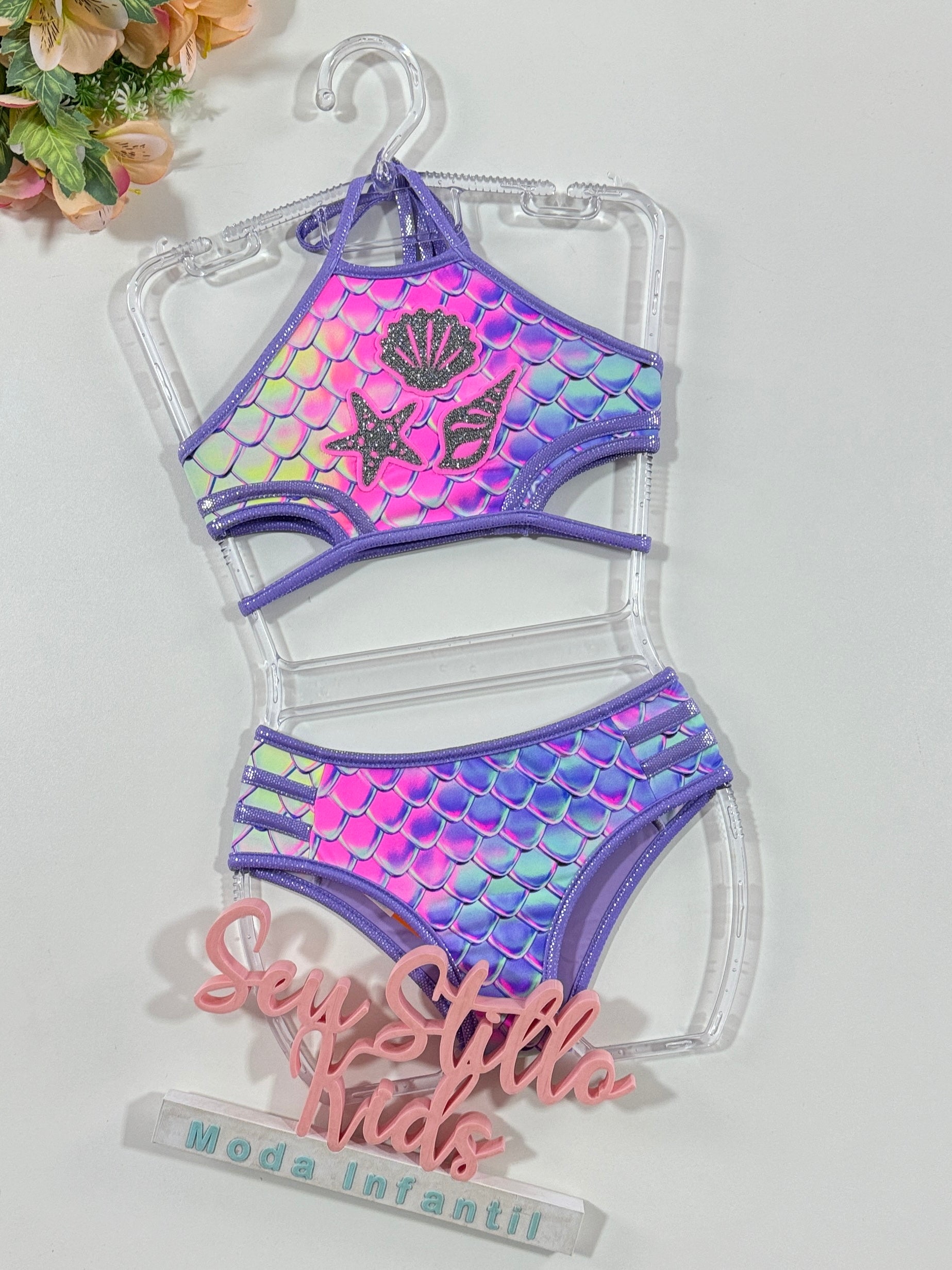 Biquíni Infantil Siri Kids Cropped Julia Tecno Sereia 39216 – Seu ...