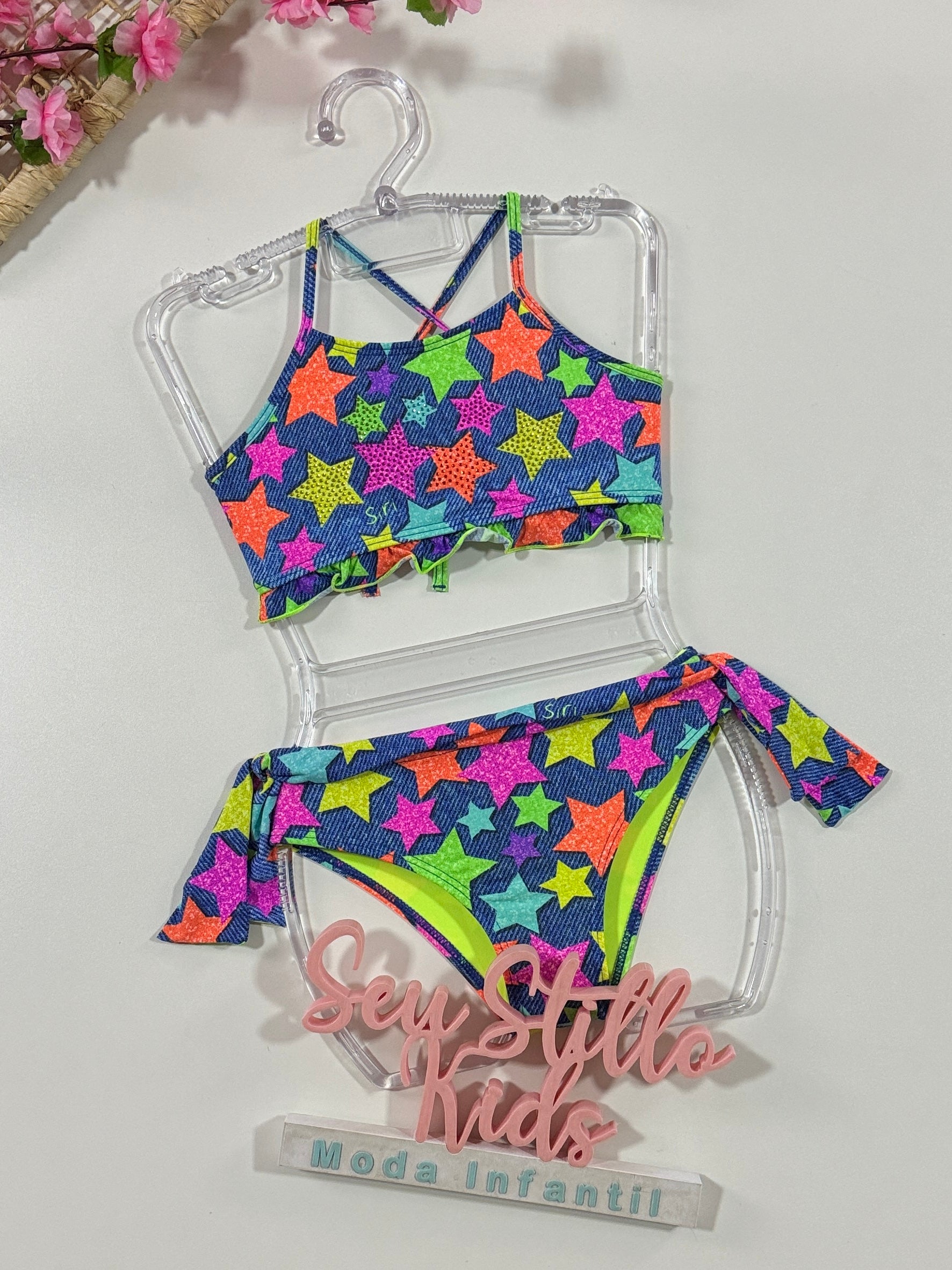 Biquíni Infantil Siri Kids Top Luana Estrela 39243 – Seu Stillo Kids ...