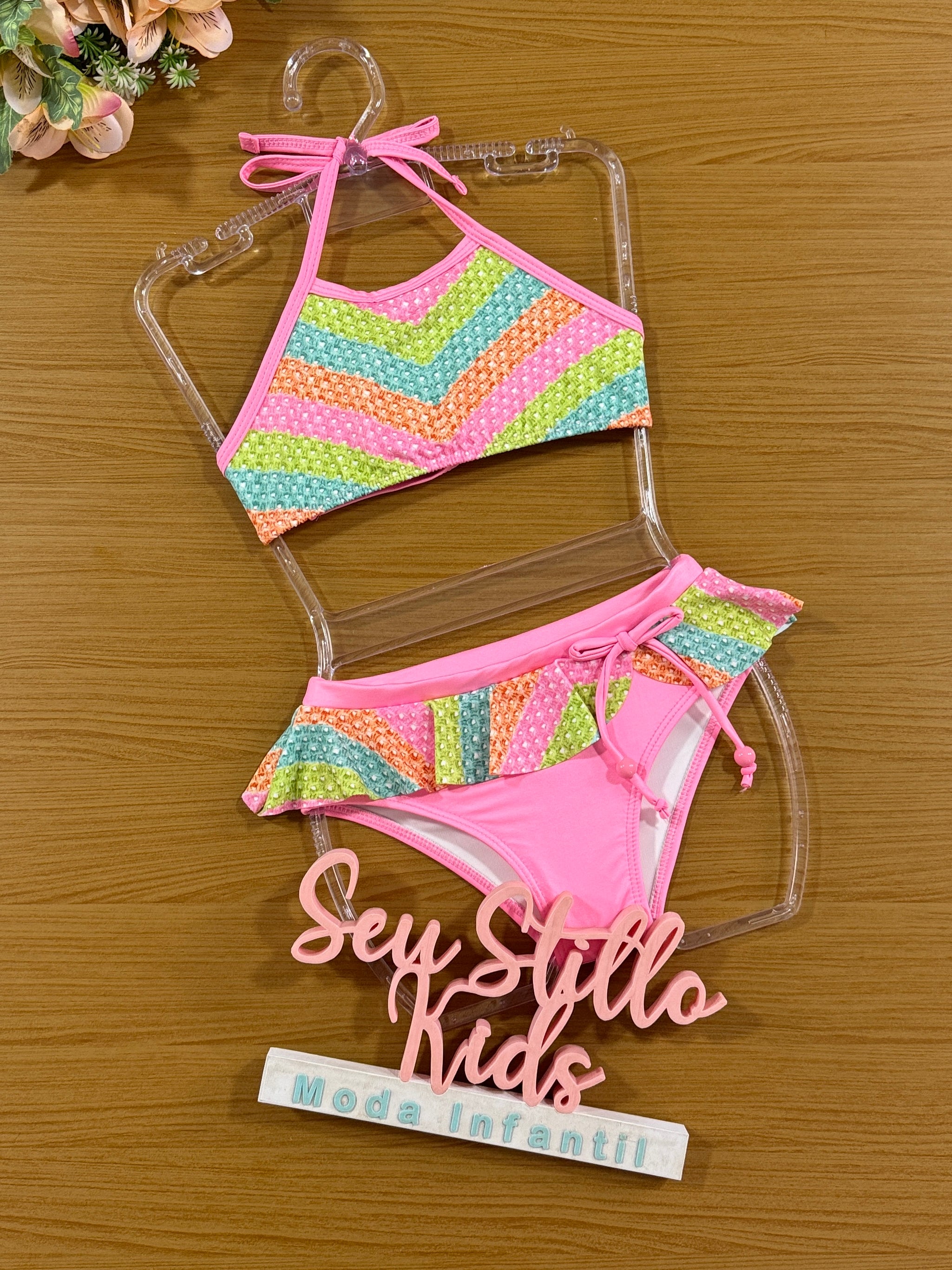 Biquini Infantil Kukie Verão Colors – Seu Stillo Kids Moda Infantil