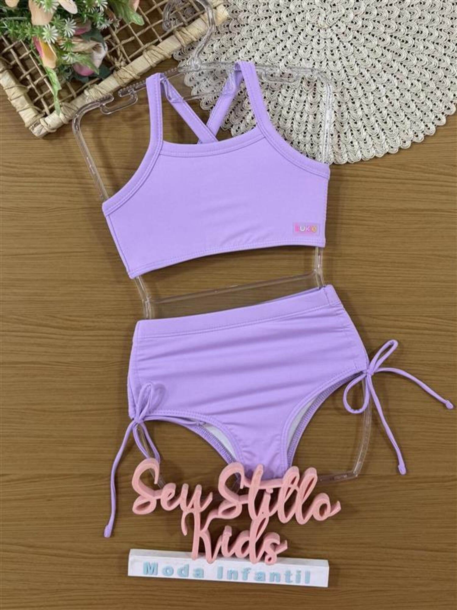 Biquíni Infantil Kukiê Verão Lilás – Seu Stillo Kids Moda Infantil