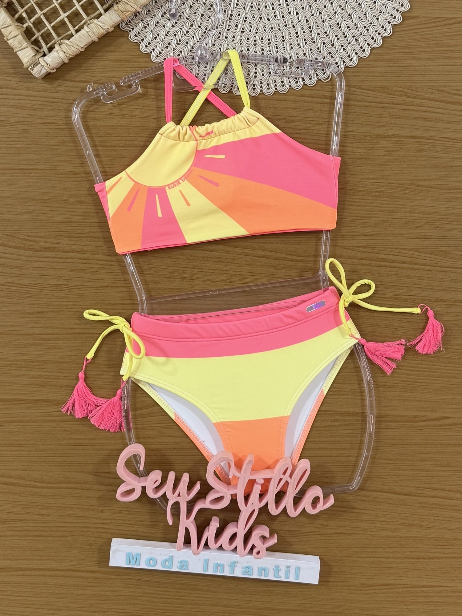 Biquíni Infantil Kukiê Verão Colorido Solzinho – Seu Stillo Kids Moda ...