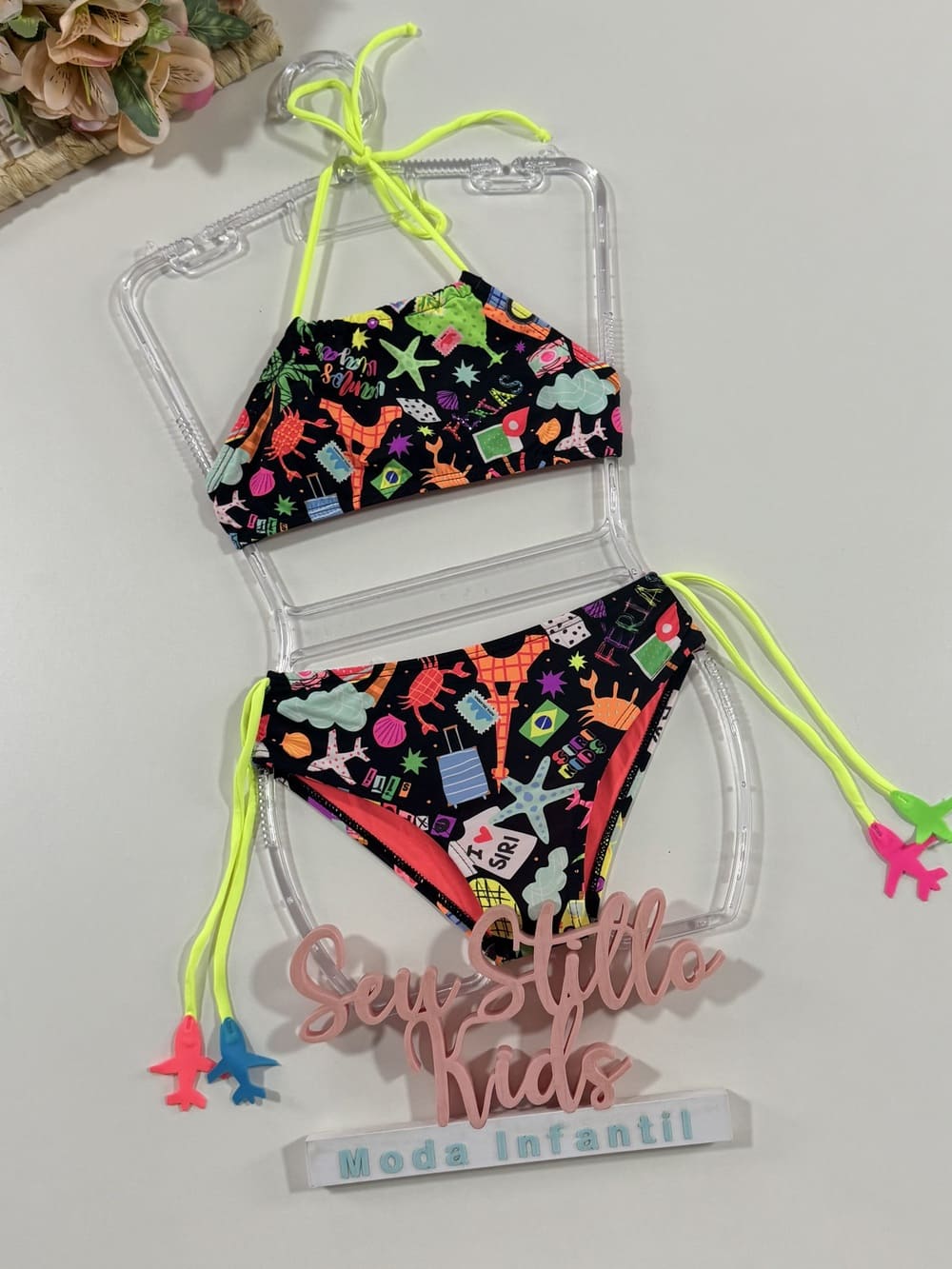 Biquíni Infantil Siri Kids Manu Férias 39173 – Seu Stillo Kids Moda ...